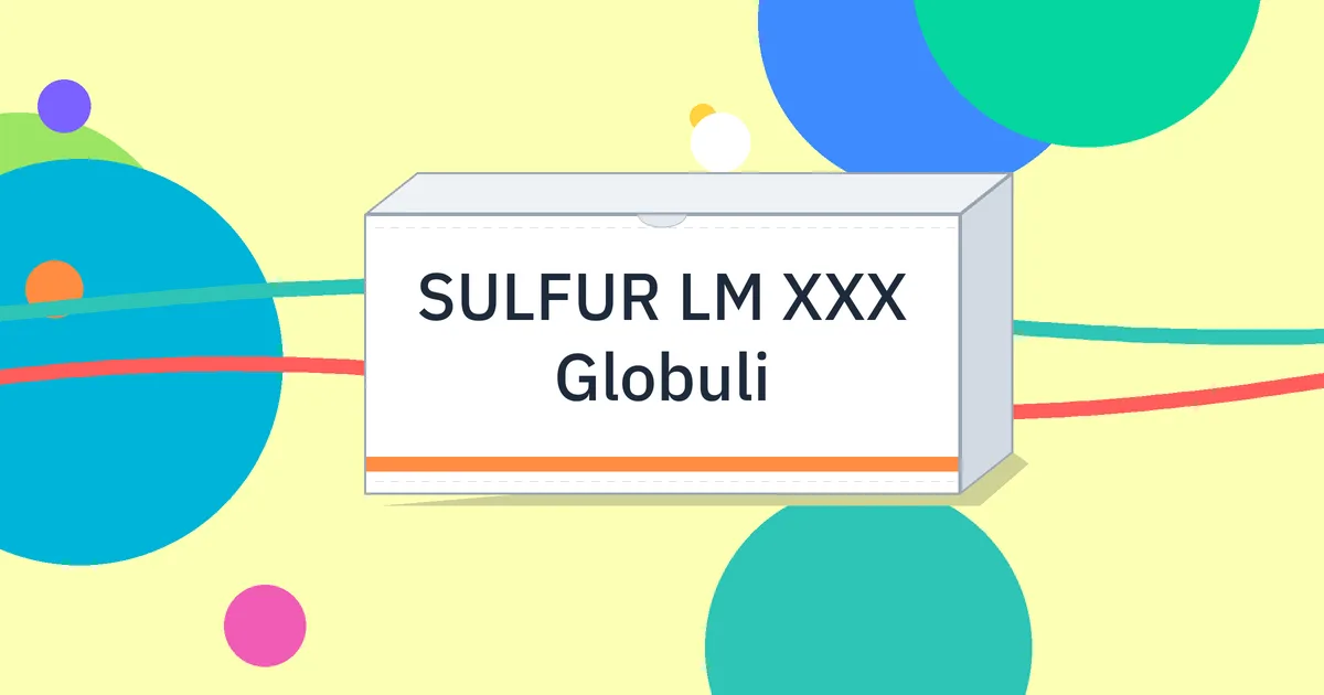 Symbolbild: Packung mit der Aufschrift SULFUR LM XXX Globuli (PZN 02679007) – Verfügbarkeit und Bezug in Apotheken in Frankfurt am Main