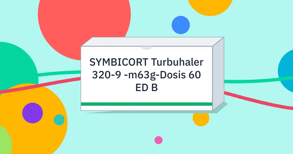 Symbolbild: Packung mit der Aufschrift SYMBICORT Turbuhaler 320-9 -m63g-Dosis 60 ED B (PZN 07771203) – Verfügbarkeit und Bezug in Apotheken in Frankfurt am Main
