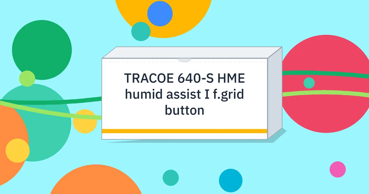 Symbolbild: Packung mit der Aufschrift TRACOE 640-S HME humid assist I f.grid button (PZN 02718894) – Verfügbarkeit und Bezug in Apotheken in Frankfurt am Main