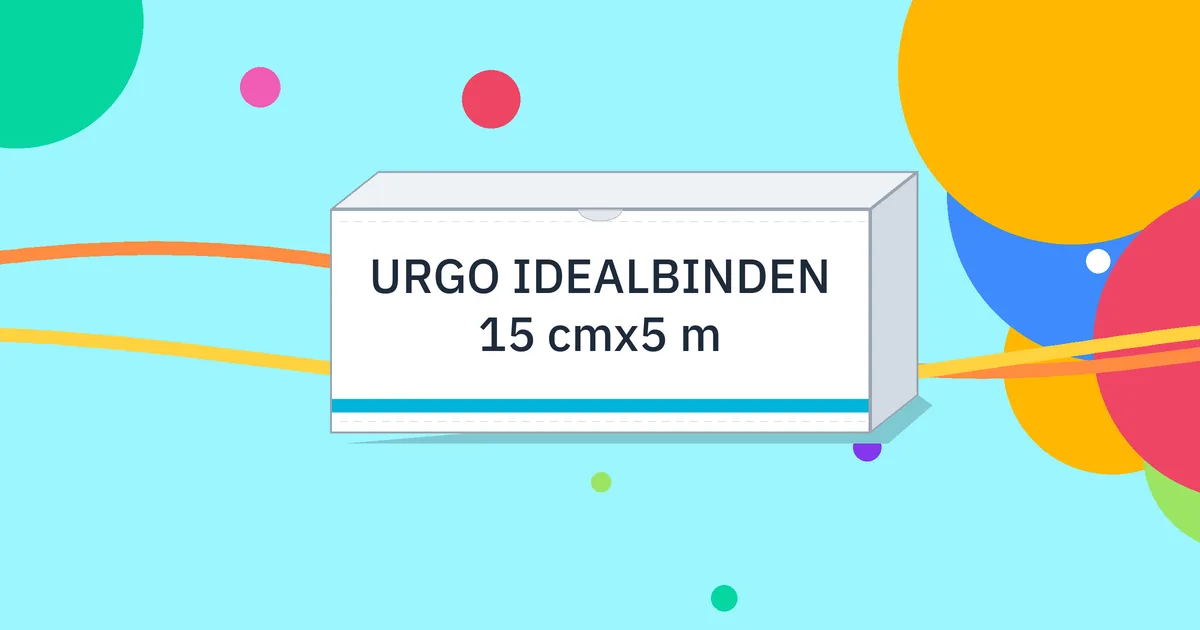 Symbolbild: Packung mit der Aufschrift URGO IDEALBINDEN 15 cmx5 m (PZN 04640104) – Verfügbarkeit und Bezug in Apotheken in Frankfurt am Main
