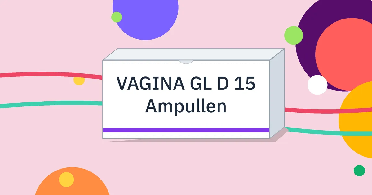 Symbolbild: Packung mit der Aufschrift VAGINA GL D 15 Ampullen (PZN 03789614) – Verfügbarkeit und Bezug in Apotheken in Frankfurt am Main