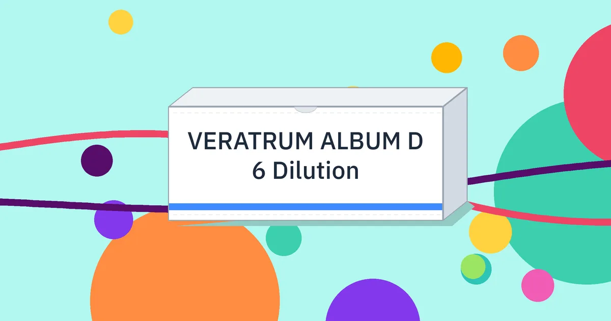 Symbolbild: Packung mit der Aufschrift VERATRUM ALBUM D 6 Dilution (PZN 19418021) – Verfügbarkeit und Bezug in Apotheken in Frankfurt am Main