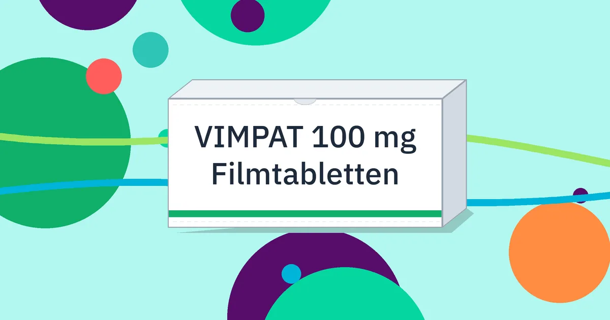 Symbolbild: Packung mit der Aufschrift VIMPAT 100 mg Filmtabletten (PZN 11217263) – Verfügbarkeit und Bezug in Apotheken in Frankfurt am Main