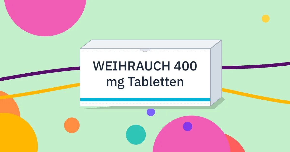 Symbolbild: Packung mit der Aufschrift WEIHRAUCH 400 mg Tabletten (PZN 02767616) – Verfügbarkeit und Bezug in Apotheken in Frankfurt am Main