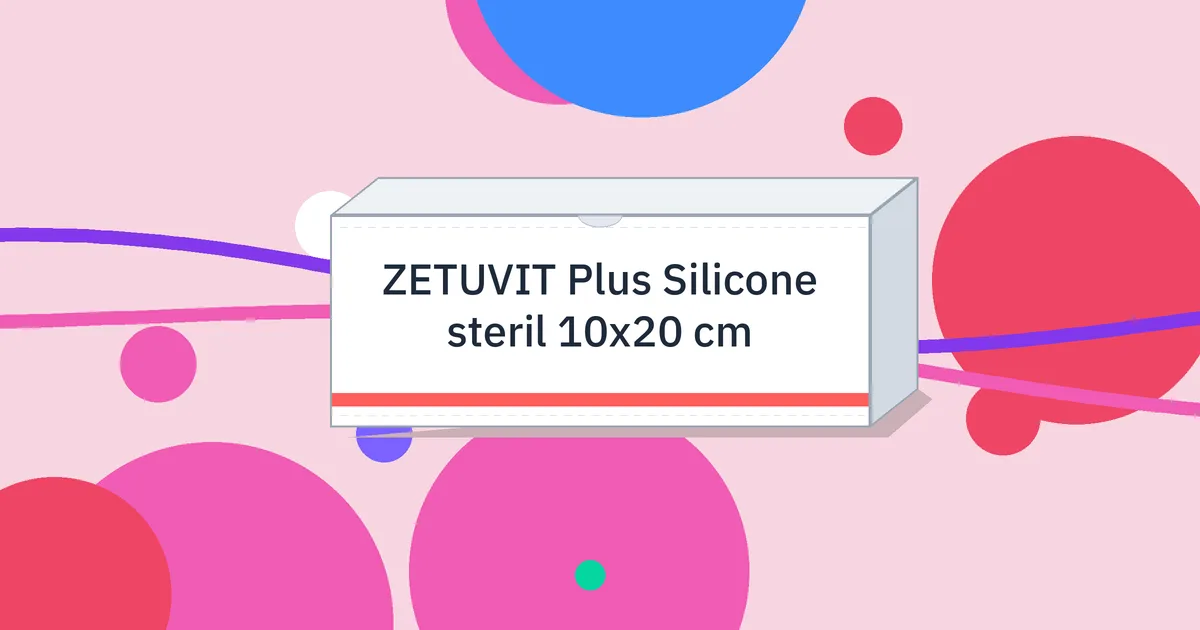 Symbolbild: Packung mit der Aufschrift ZETUVIT Plus Silicone steril 10x20 cm (PZN 16701845) – Verfügbarkeit und Bezug in Apotheken in Frankfurt am Main