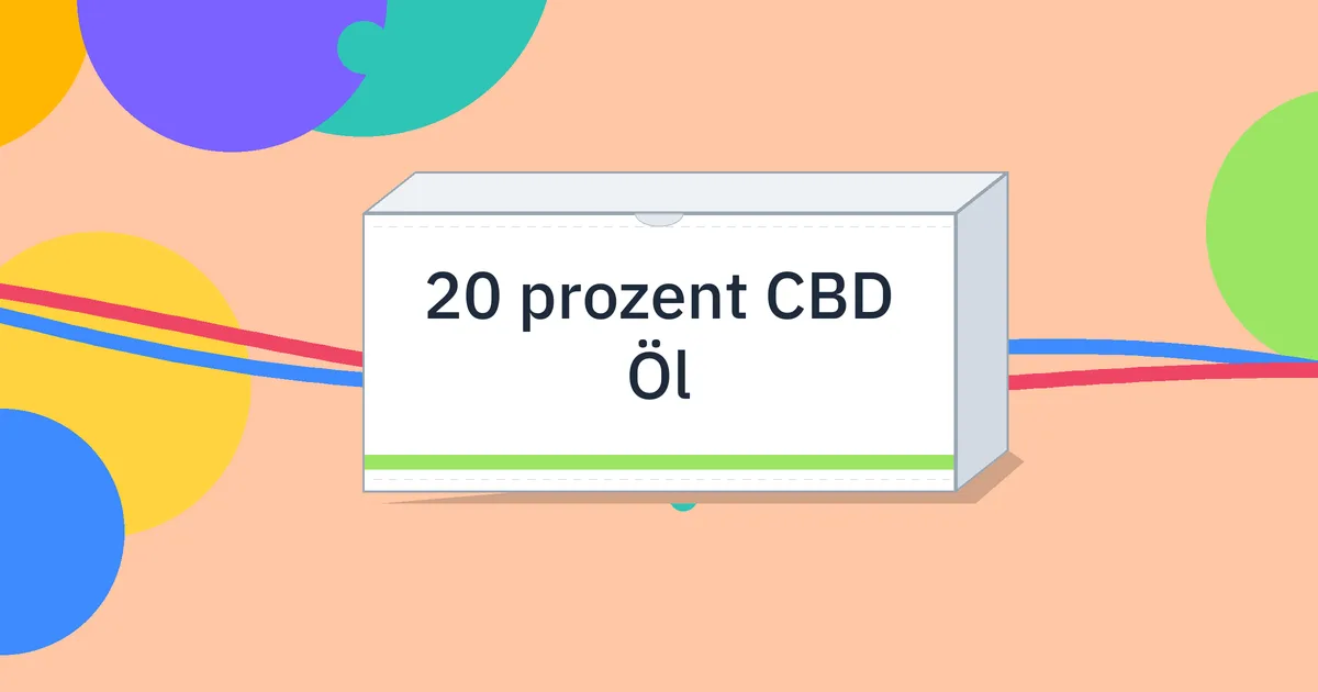 Symbolbild: Packung mit der Aufschrift 20 prozent CBD Öl (PZN 18070768) – Verfügbarkeit und Bezug in Apotheken in Frankfurt am Main