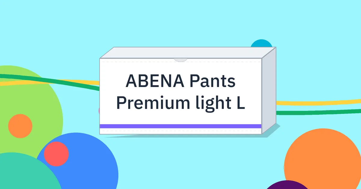 Symbolbild: Packung mit der Aufschrift ABENA Pants Premium light L (PZN 18007468) – Verfügbarkeit und Bezug in Apotheken in Frankfurt am Main