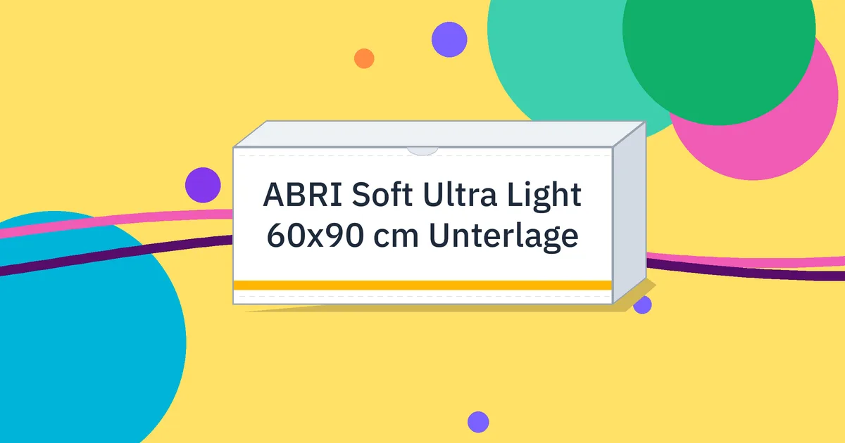 Symbolbild: Packung mit der Aufschrift ABRI Soft Ultra Light 60x90 cm Unterlage (PZN 16763071) – Verfügbarkeit und Bezug in Apotheken in Frankfurt am Main