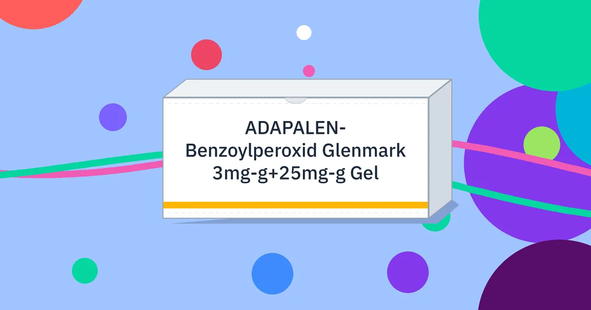 Symbolbild: Packung mit der Aufschrift ADAPALEN-Benzoylperoxid Glenmark 3mg-g+25mg-g Gel (PZN 19790364) – Verfügbarkeit und Bezug in Apotheken in Frankfurt am Main