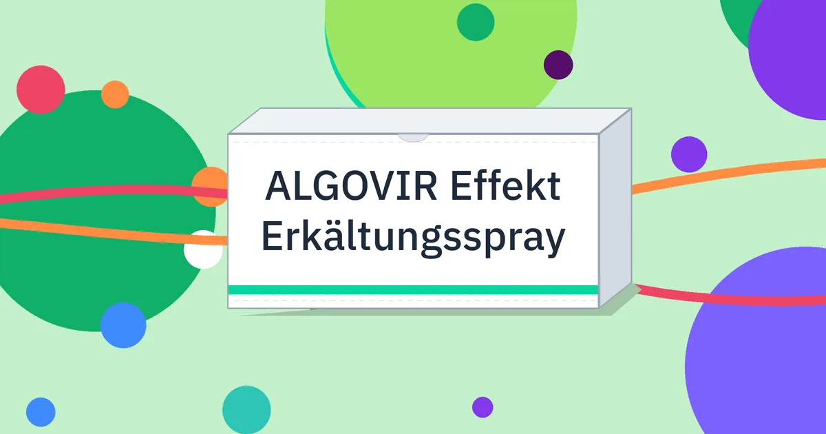 Symbolbild: Packung mit der Aufschrift ALGOVIR Effekt Erkältungsspray (PZN 12579956) – Verfügbarkeit und Bezug in Apotheken in Frankfurt am Main