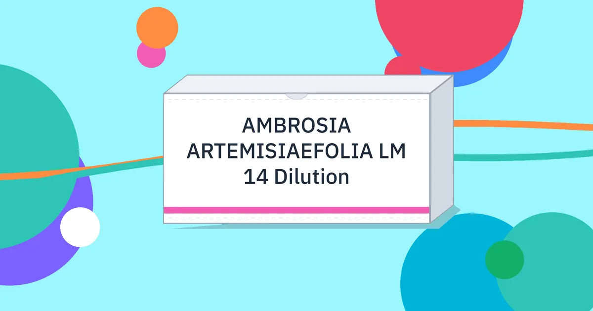 Symbolbild: Packung mit der Aufschrift AMBROSIA ARTEMISIAEFOLIA LM 14 Dilution (PZN 13318117) – Verfügbarkeit und Bezug in Apotheken in Frankfurt am Main