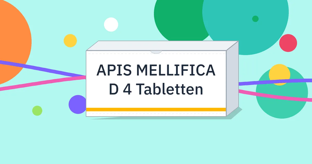 Symbolbild: Packung mit der Aufschrift APIS MELLIFICA D 4 Tabletten (PZN 01757426) – Verfügbarkeit und Bezug in Apotheken in Frankfurt am Main