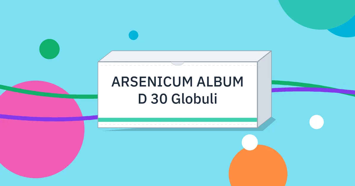 Symbolbild: Packung mit der Aufschrift ARSENICUM ALBUM D 30 Globuli (PZN 01758696) – Verfügbarkeit und Bezug in Apotheken in Frankfurt am Main