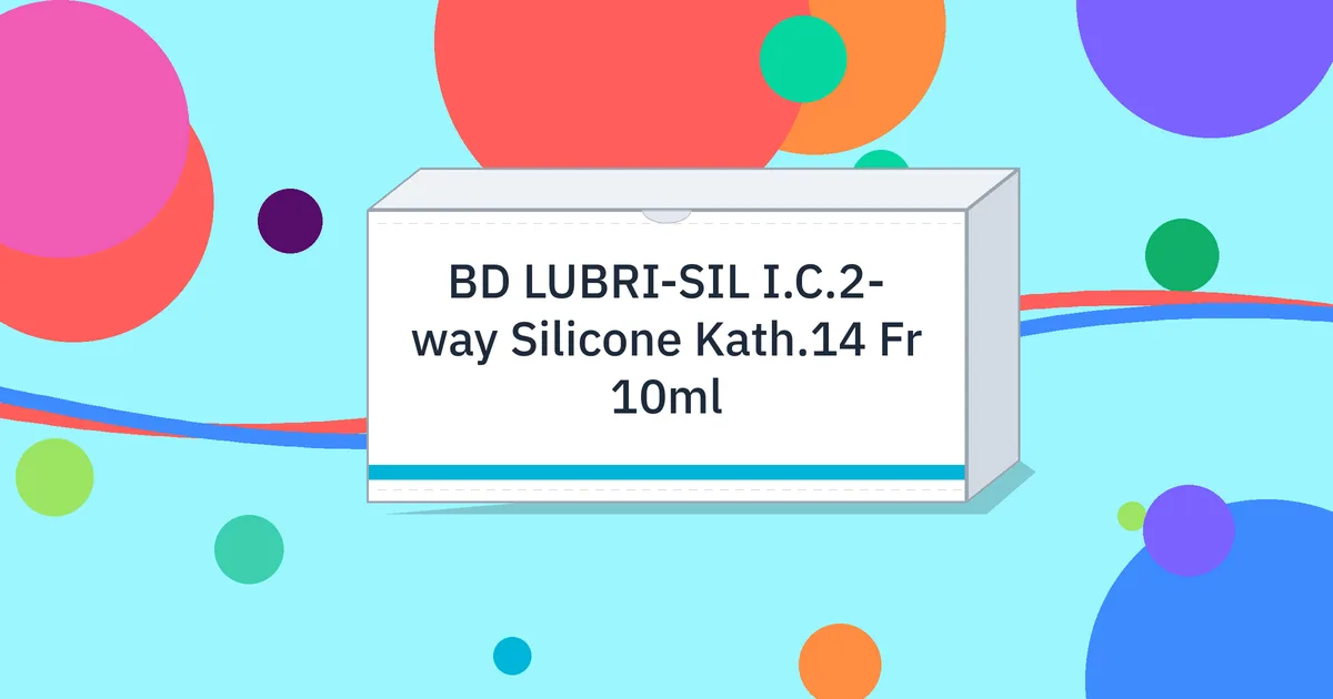 Symbolbild: Packung mit der Aufschrift BD LUBRI-SIL I.C.2-way Silicone Kath.14 Fr 10ml (PZN 20594556) – Verfügbarkeit und Bezug in Apotheken in Frankfurt am Main