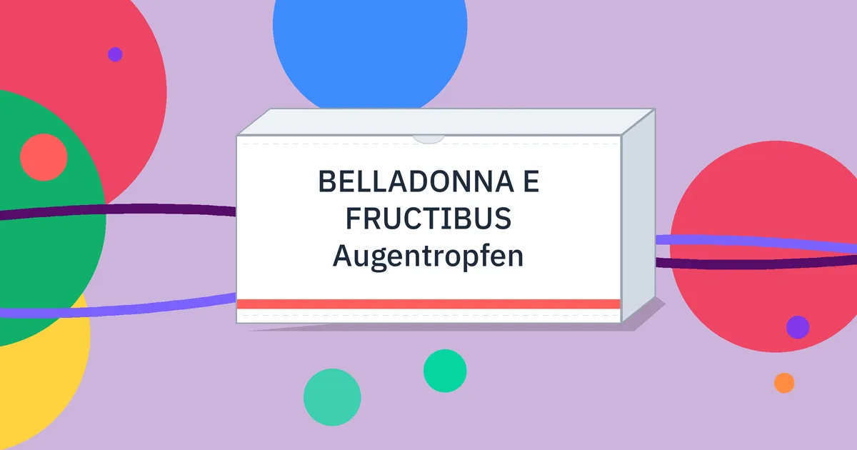 Symbolbild: Packung mit der Aufschrift BELLADONNA E FRUCTIBUS Augentropfen (PZN 01447890) – Verfügbarkeit und Bezug in Apotheken in Frankfurt am Main