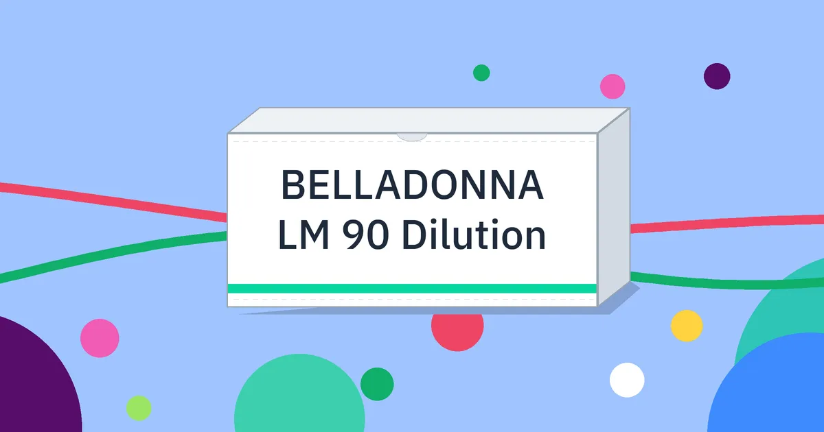 Symbolbild: Packung mit der Aufschrift BELLADONNA LM 90 Dilution (PZN 12791403) – Verfügbarkeit und Bezug in Apotheken in Frankfurt am Main