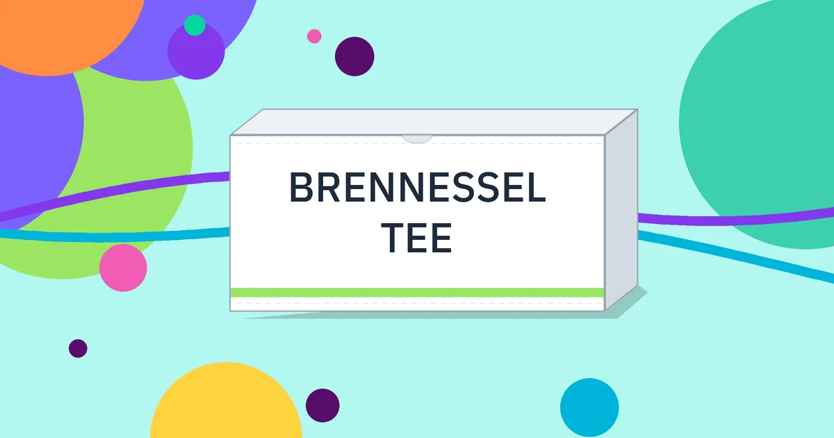Symbolbild: Packung mit der Aufschrift BRENNESSEL TEE (PZN 01986351) – Verfügbarkeit und Bezug in Apotheken in Frankfurt am Main