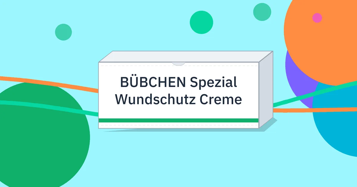 Symbolbild: Packung mit der Aufschrift BÜBCHEN Spezial Wundschutz Creme (PZN 10388643) – Verfügbarkeit und Bezug in Apotheken in Frankfurt am Main