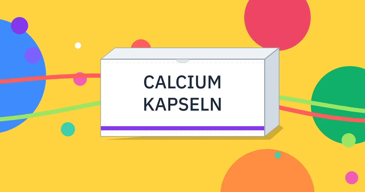 Symbolbild: Packung mit der Aufschrift CALCIUM KAPSELN (PZN 19198306) – Verfügbarkeit und Bezug in Apotheken in Frankfurt am Main