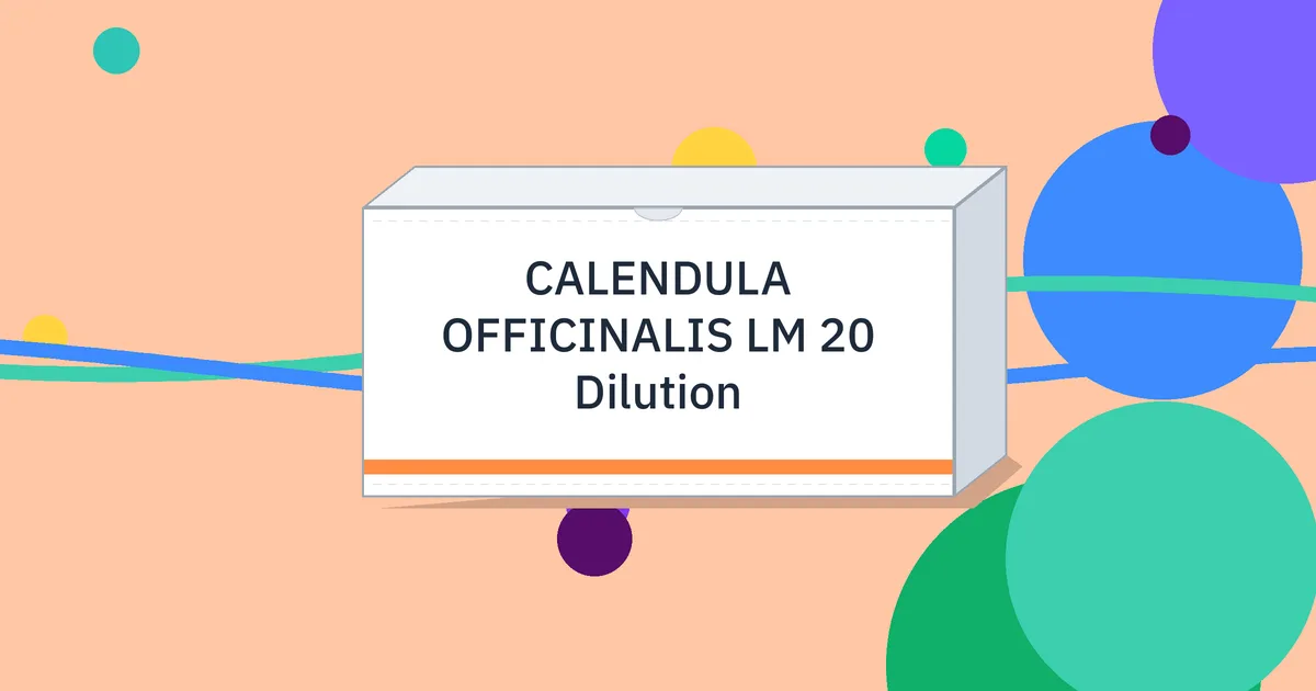 Symbolbild: Packung mit der Aufschrift CALENDULA OFFICINALIS LM 20 Dilution (PZN 12807446) – Verfügbarkeit und Bezug in Apotheken in Frankfurt am Main