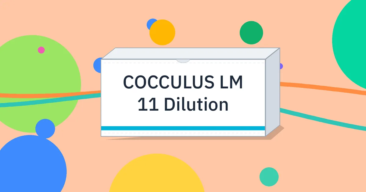 Symbolbild: Packung mit der Aufschrift COCCULUS LM 11 Dilution (PZN 12824947) – Verfügbarkeit und Bezug in Apotheken in Frankfurt am Main