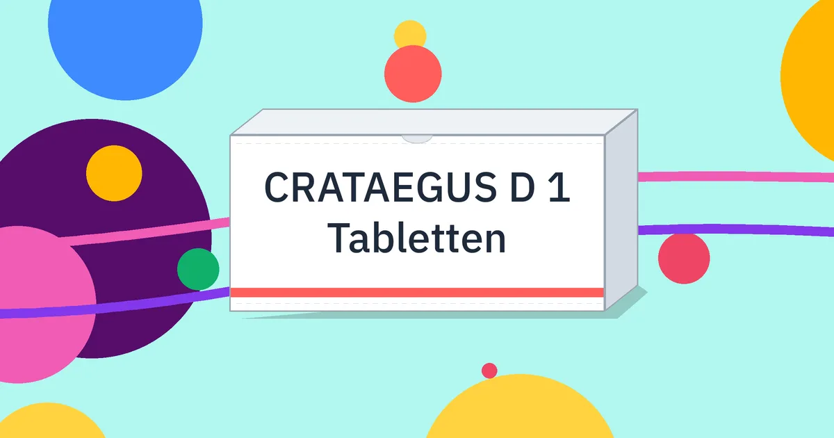 Symbolbild: Packung mit der Aufschrift CRATAEGUS D 1 Tabletten (PZN 03486457) – Verfügbarkeit und Bezug in Apotheken in Frankfurt am Main