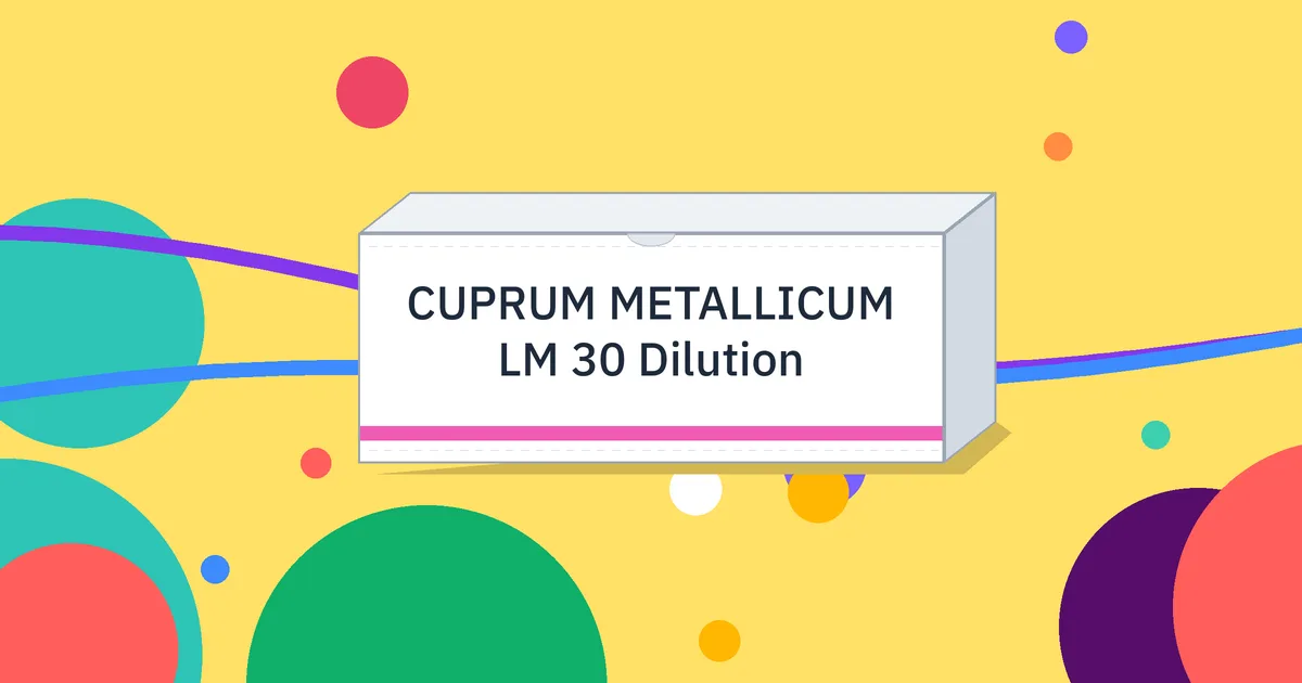 Symbolbild: Packung mit der Aufschrift CUPRUM METALLICUM LM 30 Dilution (PZN 07540337) – Verfügbarkeit und Bezug in Apotheken in Frankfurt am Main