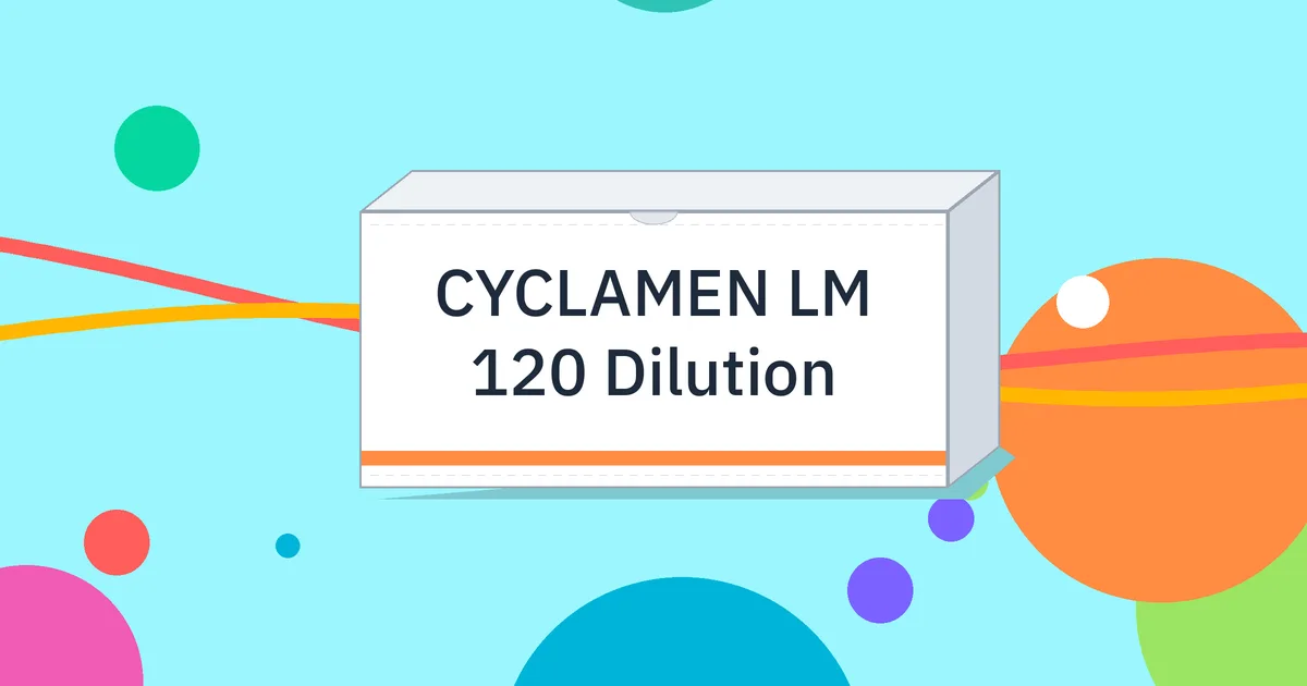 Symbolbild: Packung mit der Aufschrift CYCLAMEN LM 120 Dilution (PZN 12840691) – Verfügbarkeit und Bezug in Apotheken in Frankfurt am Main