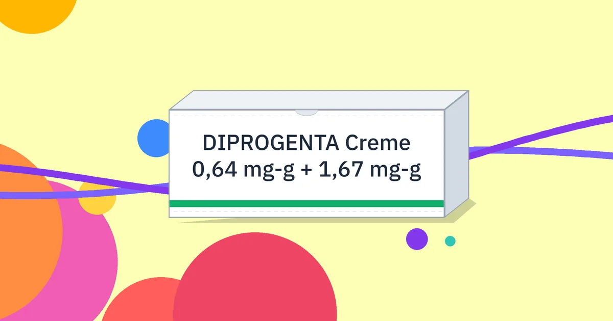 Symbolbild: Packung mit der Aufschrift DIPROGENTA Creme 0,64 mg-g + 1,67 mg-g (PZN 16754103) – Verfügbarkeit und Bezug in Apotheken in Frankfurt am Main