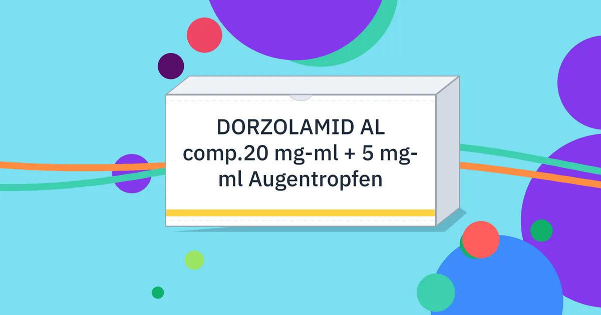Symbolbild: Packung mit der Aufschrift DORZOLAMID AL comp.20 mg-ml + 5 mg-ml Augentropfen (PZN 18083587) – Verfügbarkeit und Bezug in Apotheken in Frankfurt am Main