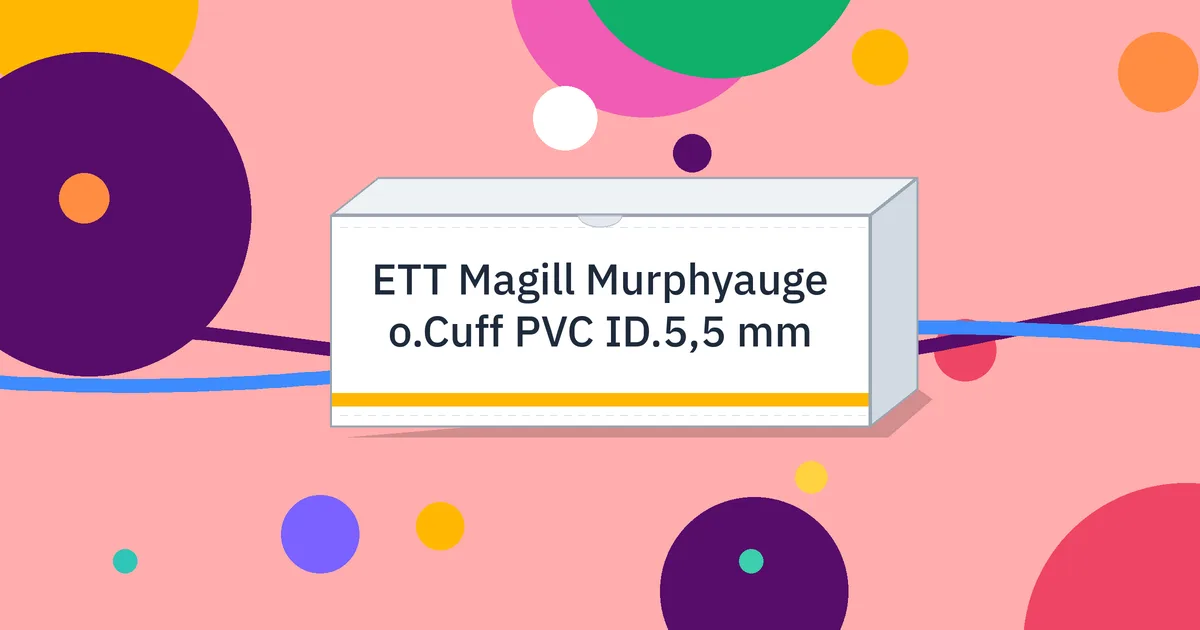 Symbolbild: Packung mit der Aufschrift ETT Magill Murphyauge o.Cuff PVC ID.5,5 mm (PZN 19120592) – Verfügbarkeit und Bezug in Apotheken in Frankfurt am Main