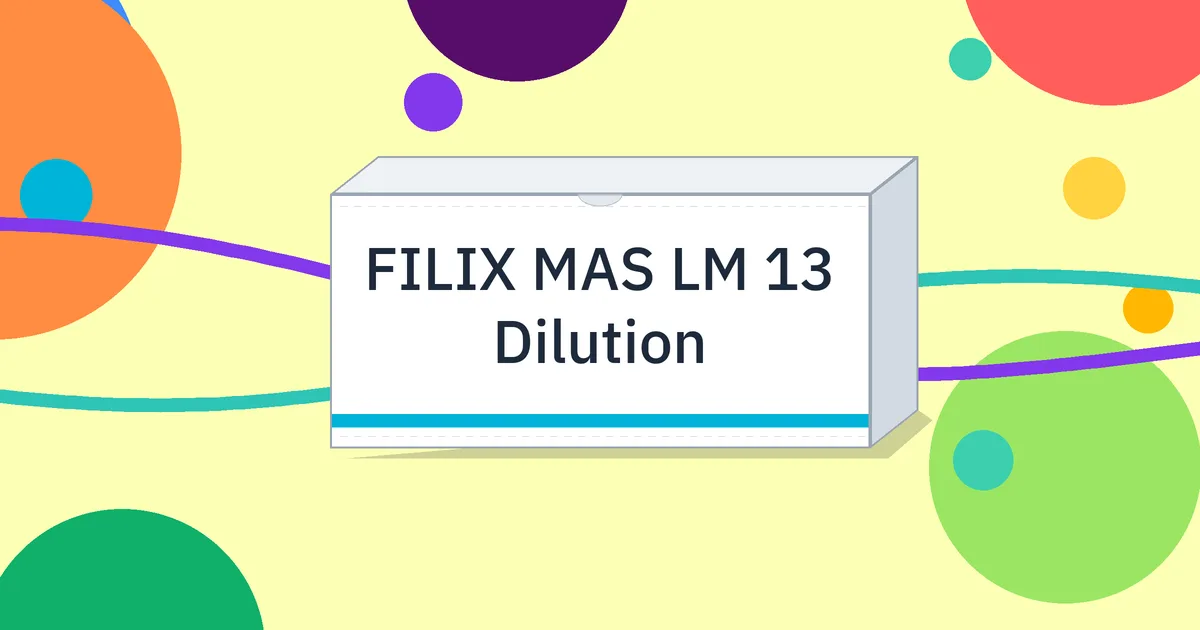 Symbolbild: Packung mit der Aufschrift FILIX MAS LM 13 Dilution (PZN 13488799) – Verfügbarkeit und Bezug in Apotheken in Frankfurt am Main