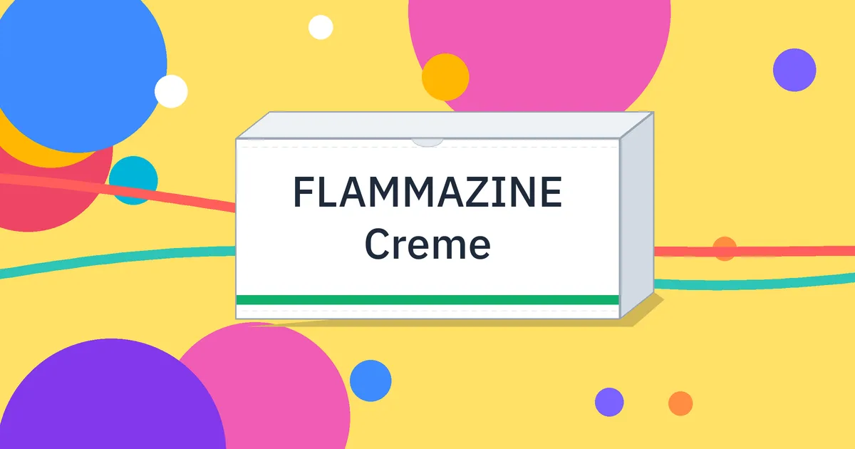 Symbolbild: Packung mit der Aufschrift FLAMMAZINE Creme (PZN 04959544) – Verfügbarkeit und Bezug in Apotheken in Frankfurt am Main