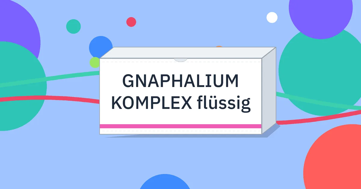 Symbolbild: Packung mit der Aufschrift GNAPHALIUM KOMPLEX flüssig (PZN 02194304) – Verfügbarkeit und Bezug in Apotheken in Frankfurt am Main