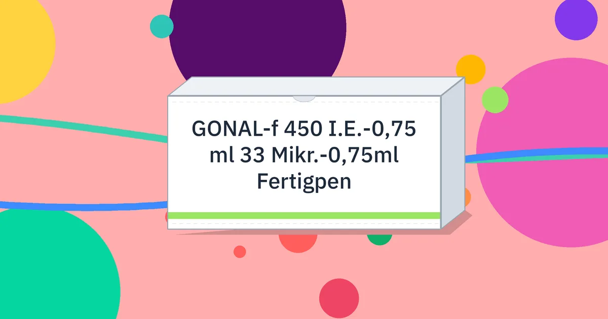 Symbolbild: Packung mit der Aufschrift GONAL-f 450 I.E.-0,75 ml 33 Mikr.-0,75ml Fertigpen (PZN 09750441) – Verfügbarkeit und Bezug in Apotheken in Frankfurt am Main