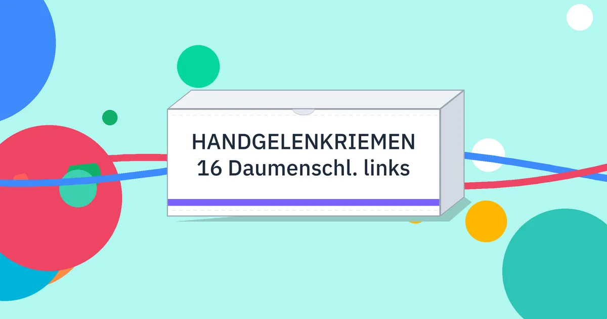 Symbolbild: Packung mit der Aufschrift HANDGELENKRIEMEN 16 Daumenschl. links (PZN 02388008) – Verfügbarkeit und Bezug in Apotheken in Frankfurt am Main