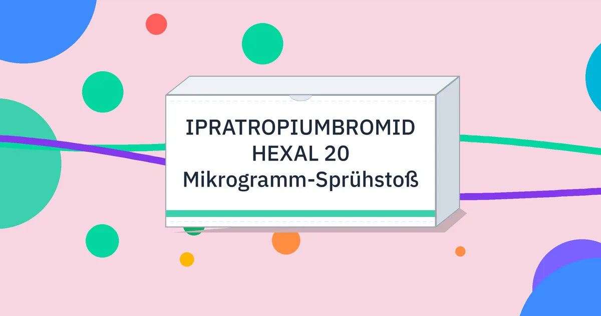 Symbolbild: Packung mit der Aufschrift IPRATROPIUMBROMID HEXAL 20 Mikrogramm-Sprühstoß (PZN 10998092) – Verfügbarkeit und Bezug in Apotheken in Frankfurt am Main