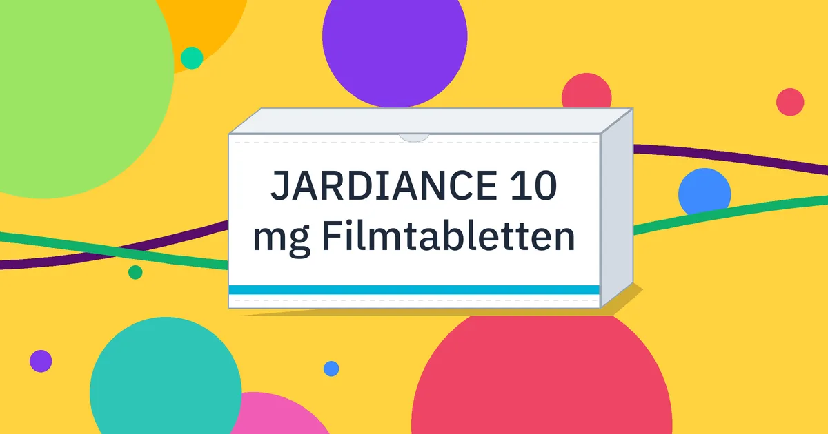 Symbolbild: Packung mit der Aufschrift JARDIANCE 10 mg Filmtabletten (PZN 20057456) – Verfügbarkeit und Bezug in Apotheken in Frankfurt am Main