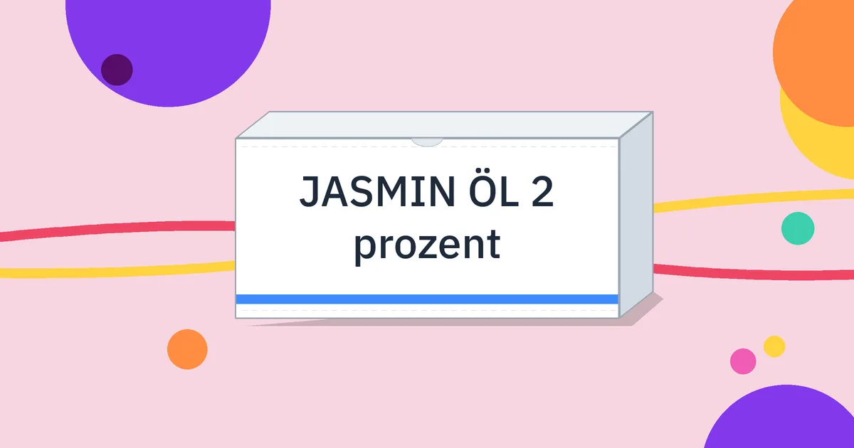 Symbolbild: Packung mit der Aufschrift JASMIN ÖL 2 prozent (PZN 06886335) – Verfügbarkeit und Bezug in Apotheken in Frankfurt am Main