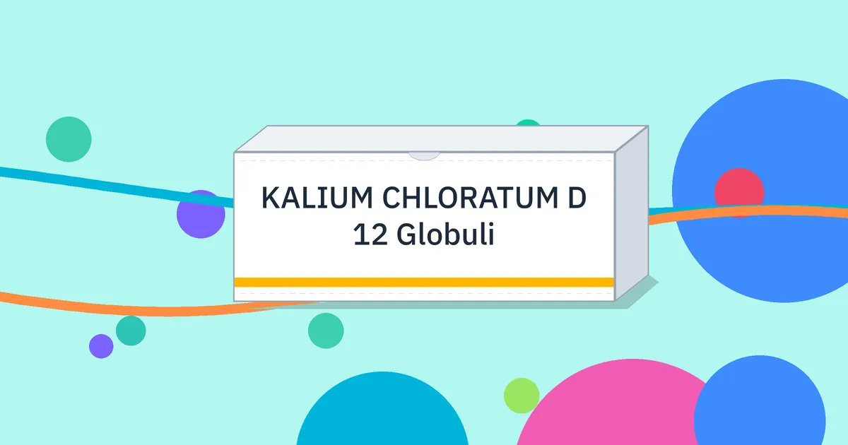 Symbolbild: Packung mit der Aufschrift KALIUM CHLORATUM D 12 Globuli (PZN 03631646) – Verfügbarkeit und Bezug in Apotheken in Frankfurt am Main