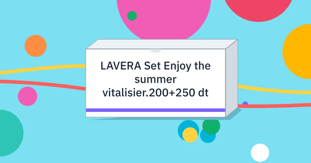 Symbolbild: Packung mit der Aufschrift LAVERA Set Enjoy the summer vitalisier.200+250 dt (PZN 17868694) – Verfügbarkeit und Bezug in Apotheken in Frankfurt am Main