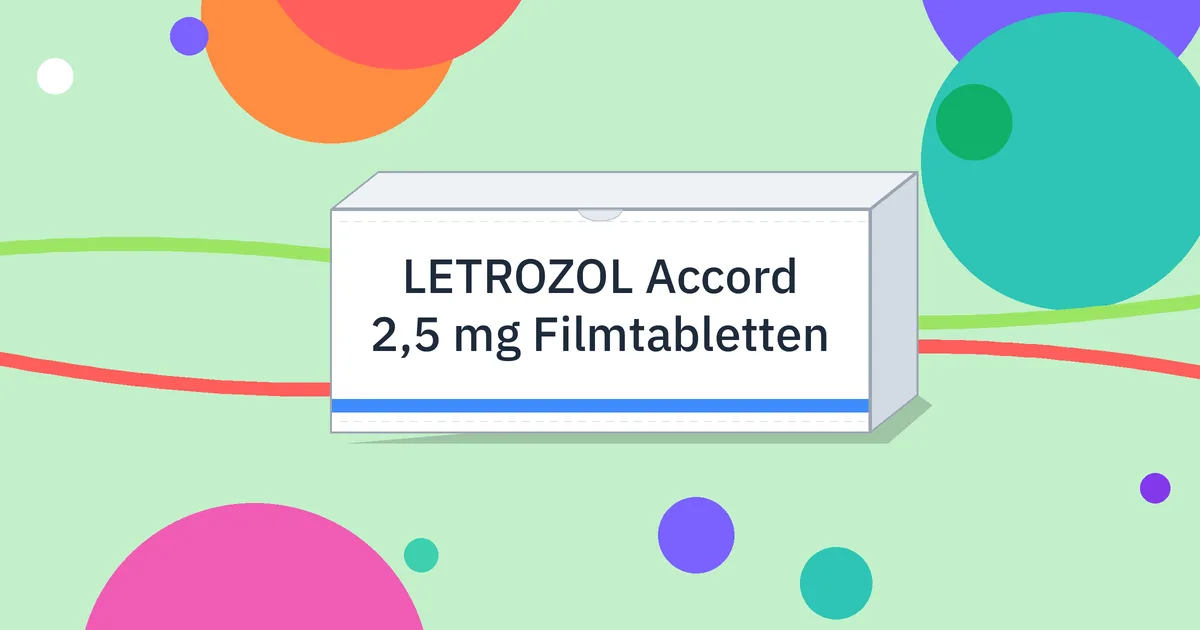 Symbolbild: Packung mit der Aufschrift LETROZOL Accord 2,5 mg Filmtabletten (PZN 11178876) – Verfügbarkeit und Bezug in Apotheken in Frankfurt am Main