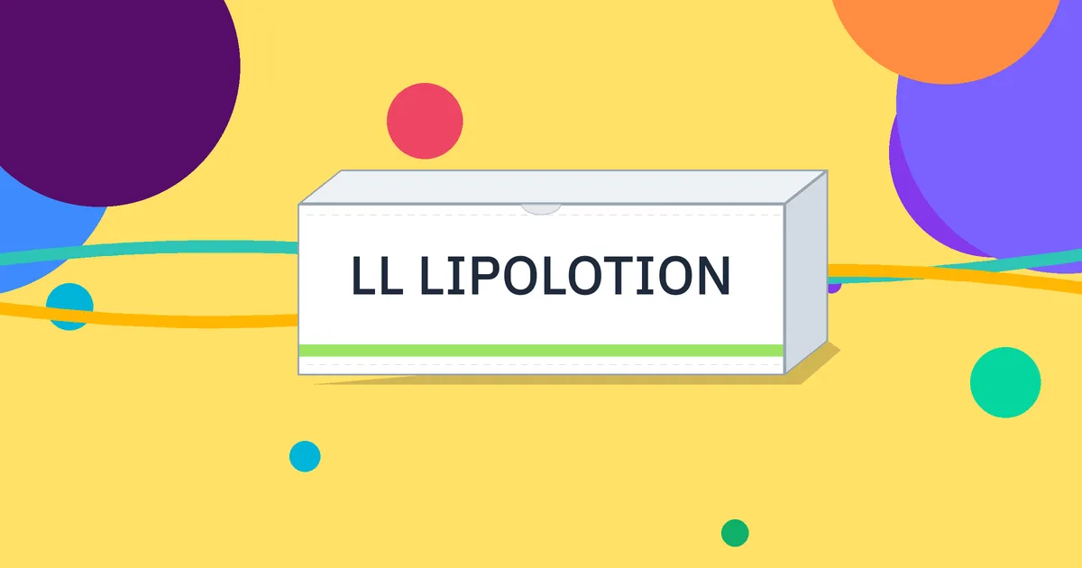 Symbolbild: Packung mit der Aufschrift LL LIPOLOTION (PZN 06818256) – Verfügbarkeit und Bezug in Apotheken in Frankfurt am Main