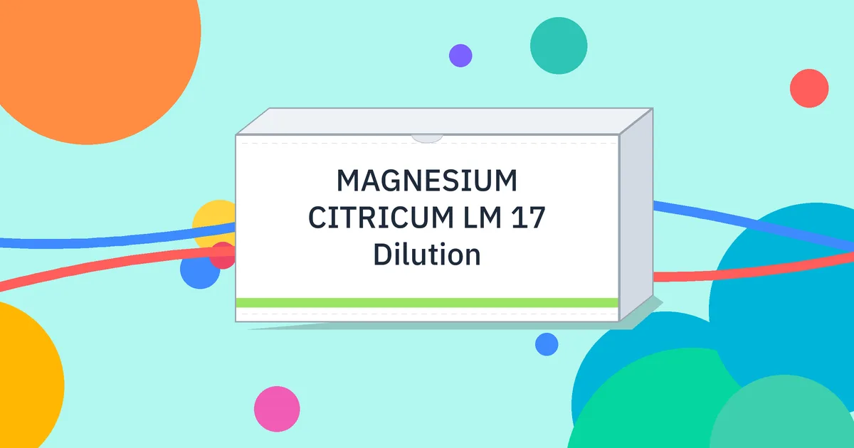 Symbolbild: Packung mit der Aufschrift MAGNESIUM CITRICUM LM 17 Dilution (PZN 13764733) – Verfügbarkeit und Bezug in Apotheken in Frankfurt am Main