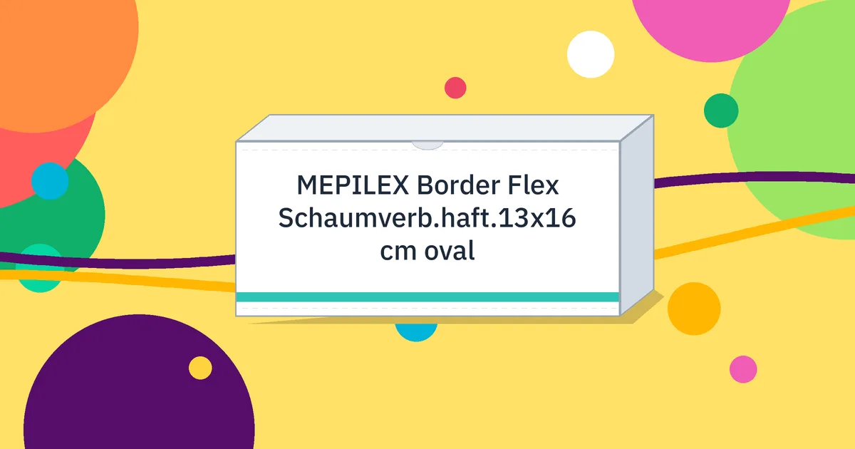 Symbolbild: Packung mit der Aufschrift MEPILEX Border Flex Schaumverb.haft.13x16 cm oval (PZN 16359401) – Verfügbarkeit und Bezug in Apotheken in Frankfurt am Main