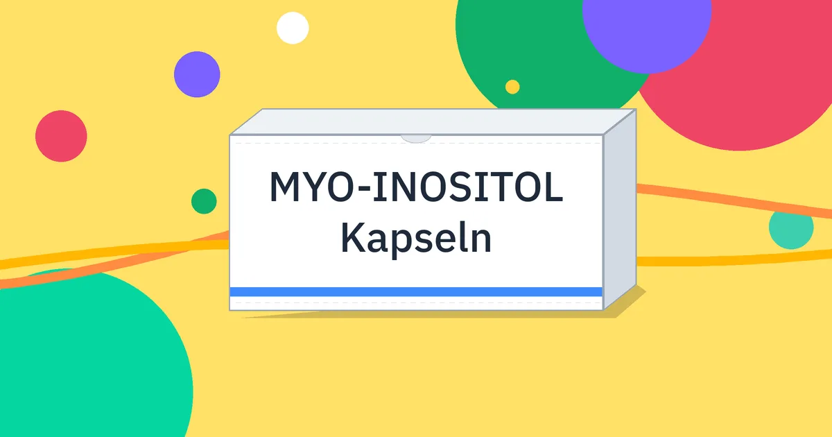Symbolbild: Packung mit der Aufschrift MYO-INOSITOL Kapseln (PZN 11235485) – Verfügbarkeit und Bezug in Apotheken in Frankfurt am Main