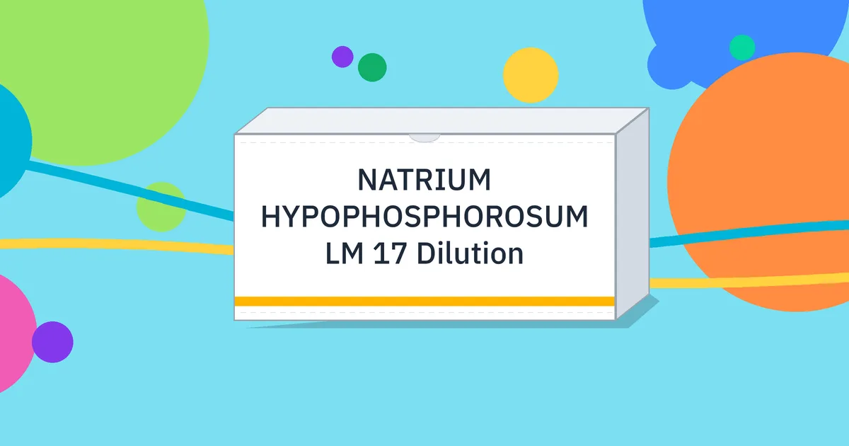 Symbolbild: Packung mit der Aufschrift NATRIUM HYPOPHOSPHOROSUM LM 17 Dilution (PZN 12963471) – Verfügbarkeit und Bezug in Apotheken in Frankfurt am Main