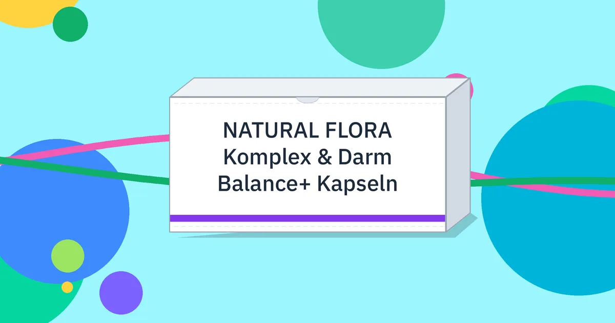 Symbolbild: Packung mit der Aufschrift NATURAL FLORA Komplex & Darm Balance+ Kapseln (PZN 18882880) – Verfügbarkeit und Bezug in Apotheken in Frankfurt am Main