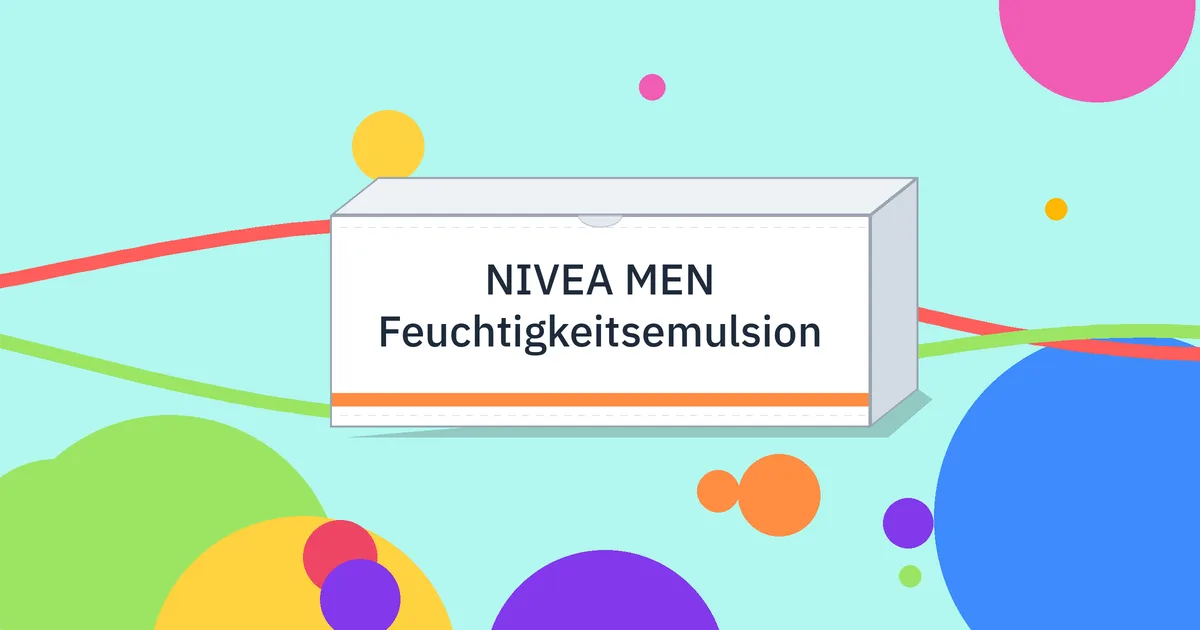 Symbolbild: Packung mit der Aufschrift NIVEA MEN Feuchtigkeitsemulsion (PZN 11326058) – Verfügbarkeit und Bezug in Apotheken in Frankfurt am Main