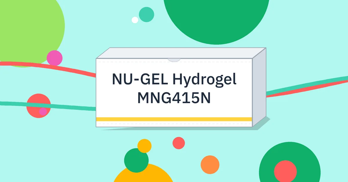 Symbolbild: Packung mit der Aufschrift NU-GEL Hydrogel MNG415N (PZN 02286259) – Verfügbarkeit und Bezug in Apotheken in Frankfurt am Main
